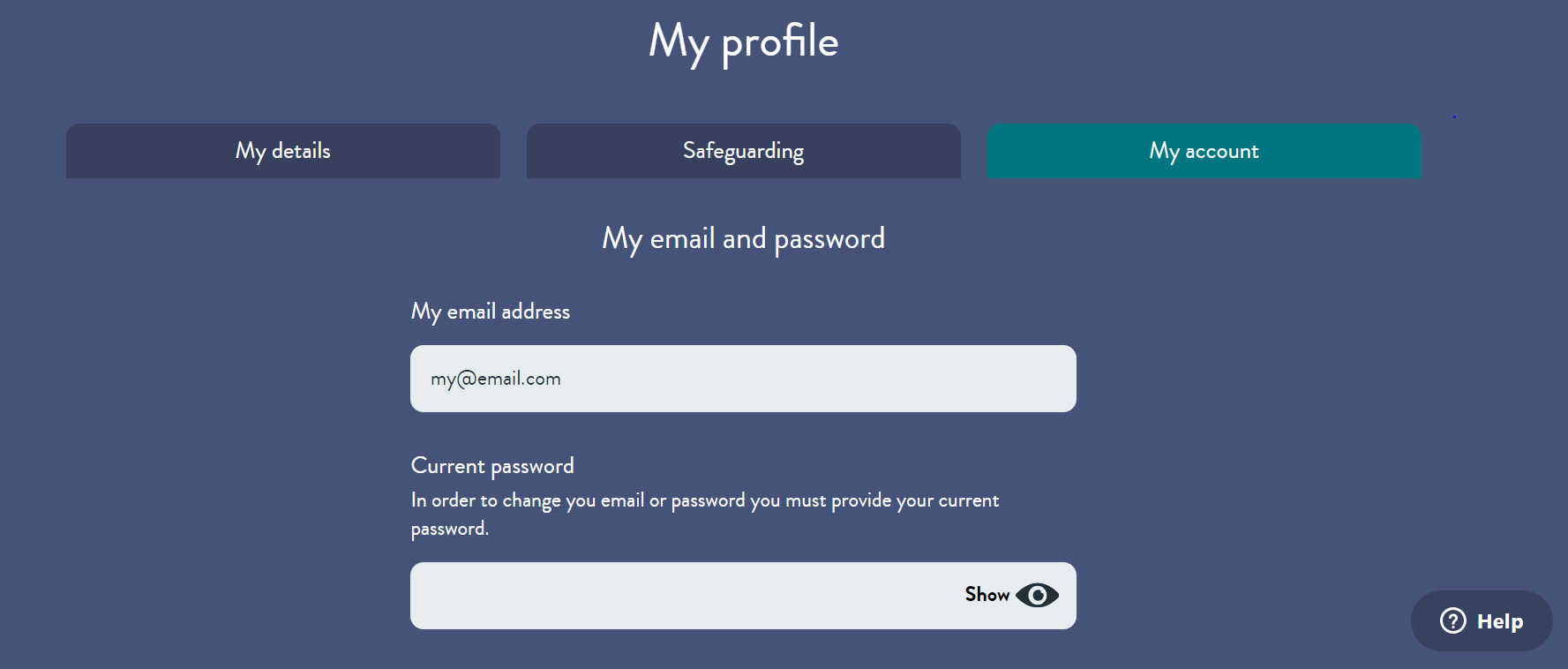 How can I change the email address associated with my teacher account ...